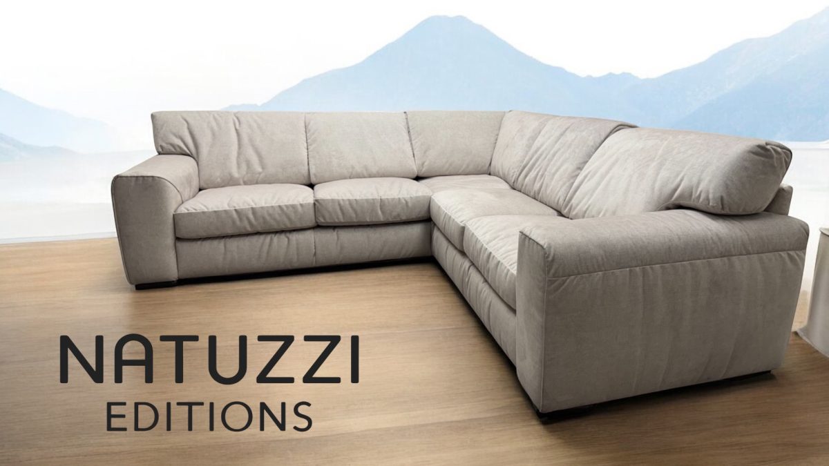 Natuzzi Editions Sofas C225 Explorer Aphrodite Fabric Luxury Designer ...