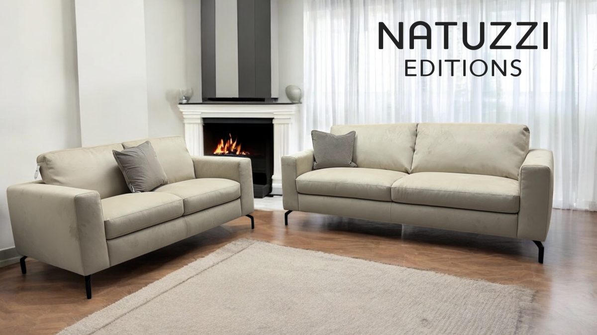 Natuzzi B845 Sollievo Beige 3+2 Svinge