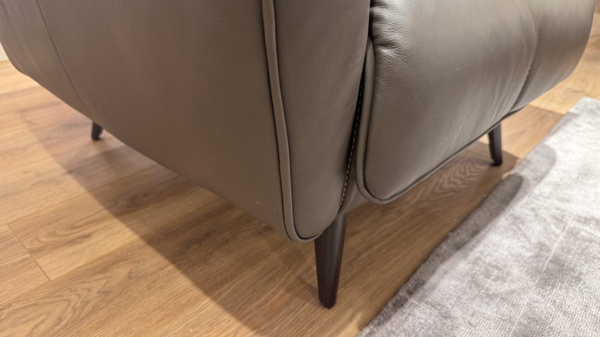 Natuzzi Talento Feature Chair Taupe Premium Leather